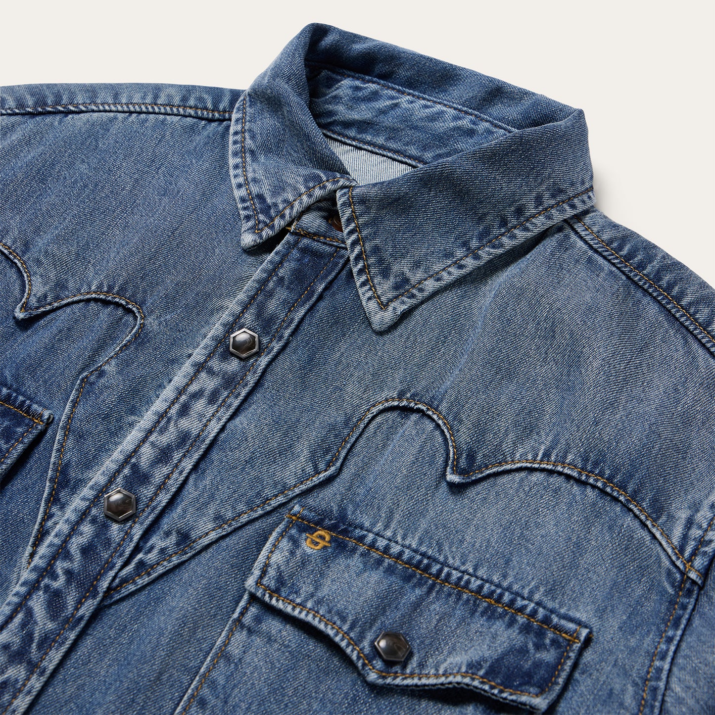 Retro Denim Western Shirt | Stetson
