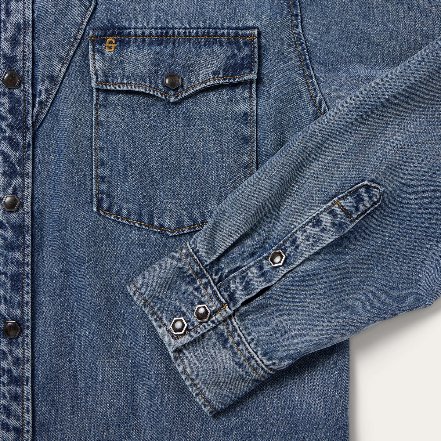 Retro Denim Western Shirt | Stetson