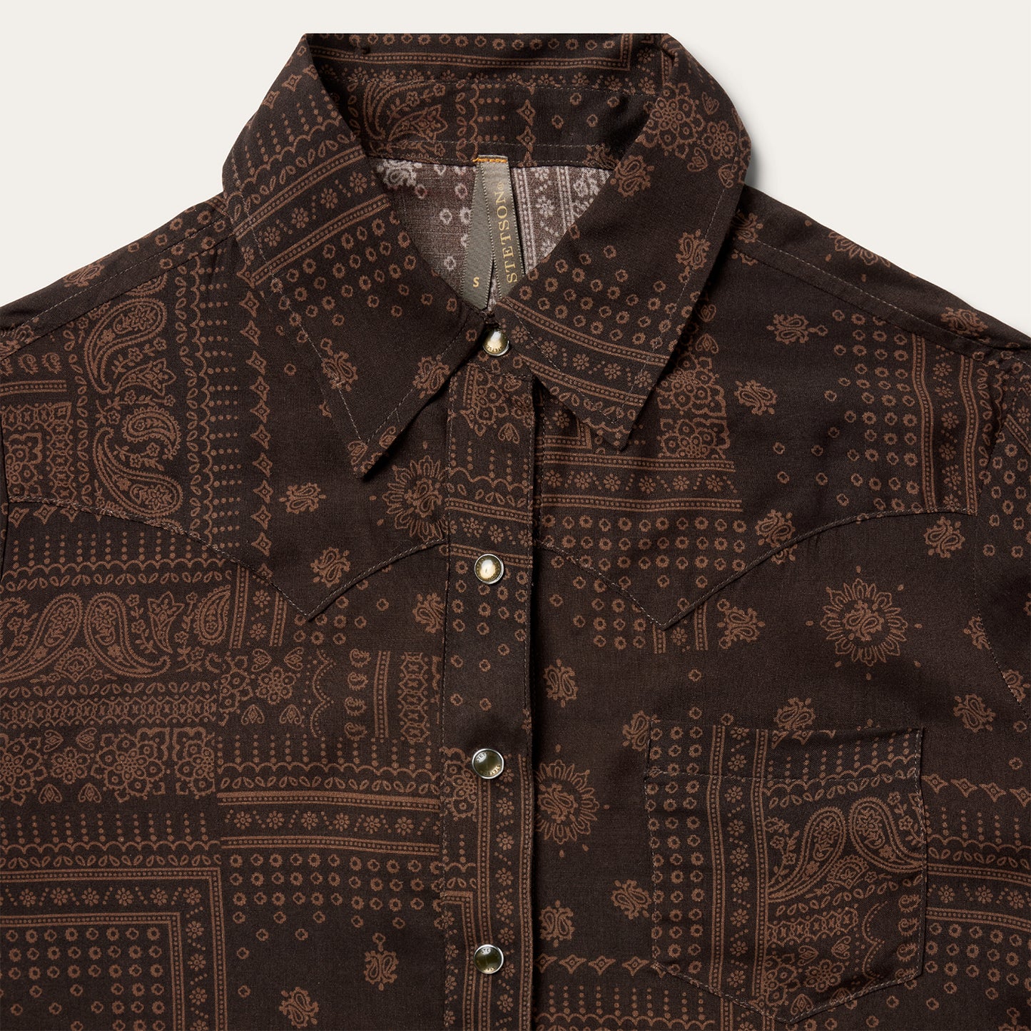Patchwork Bandana Print Shirt | Stetson