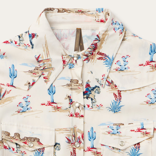 Desert Trail Print Western Shirt | Stetson