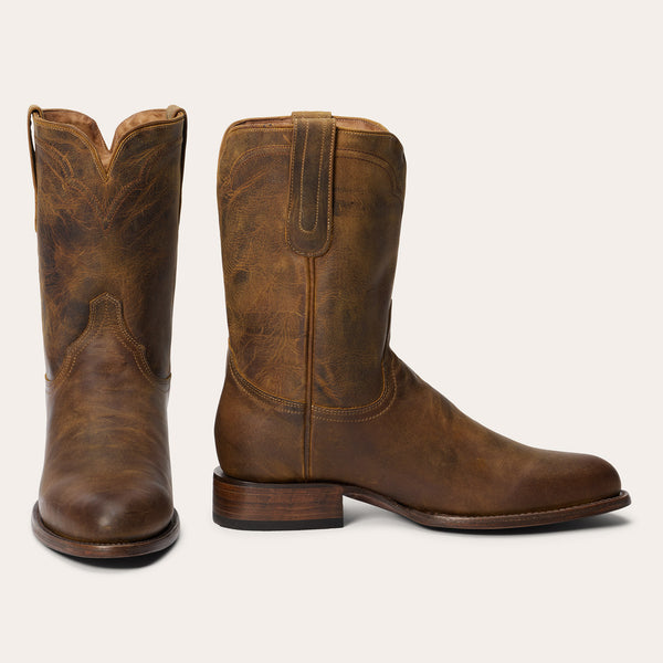 Stetson Men's Cassidy Roper Boots in Oiled Walnut | Since 1865