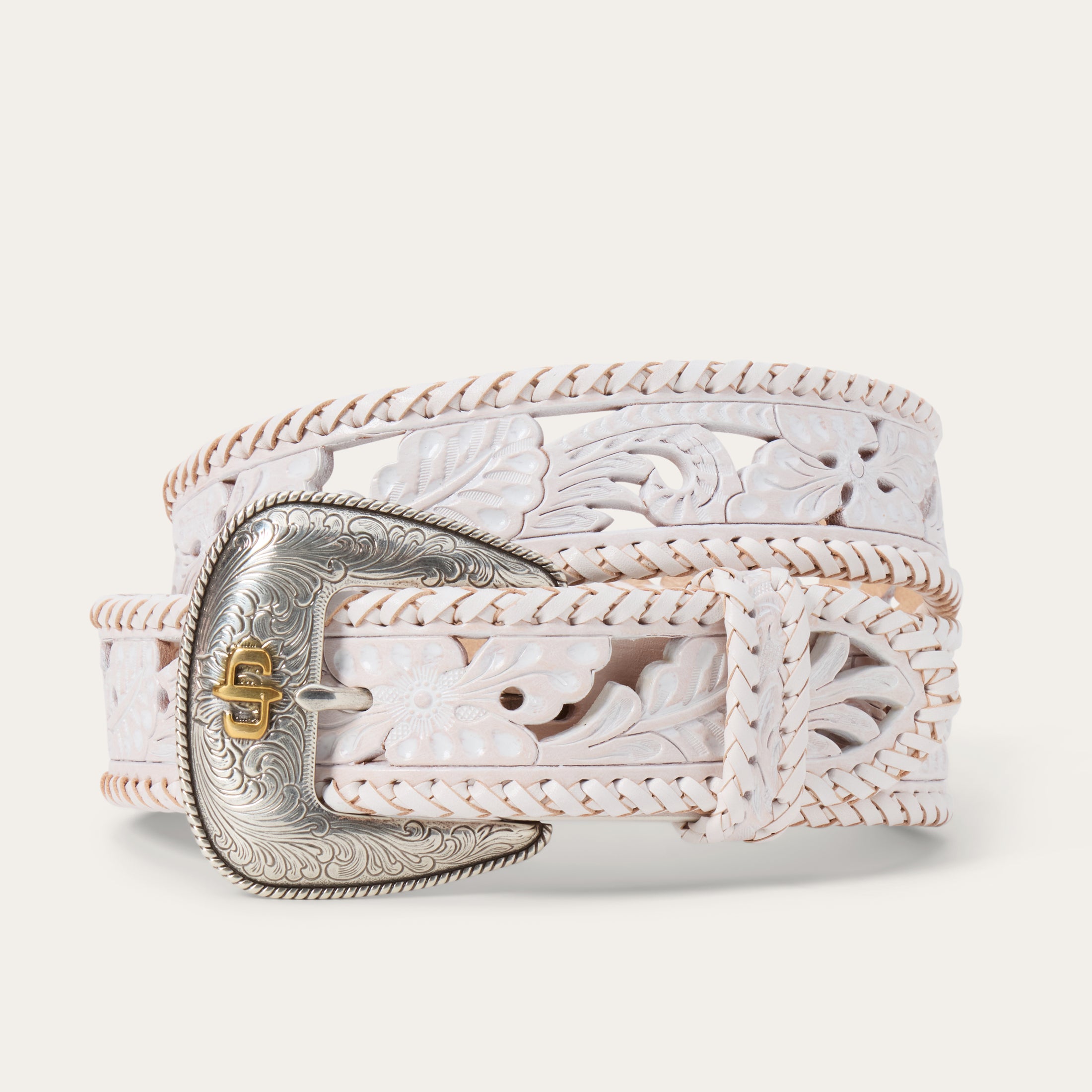Tooled Laced Edge Belt | Stetson