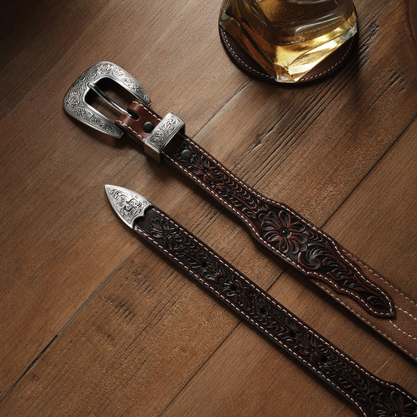 Tooled Tapered Belt | Stetson