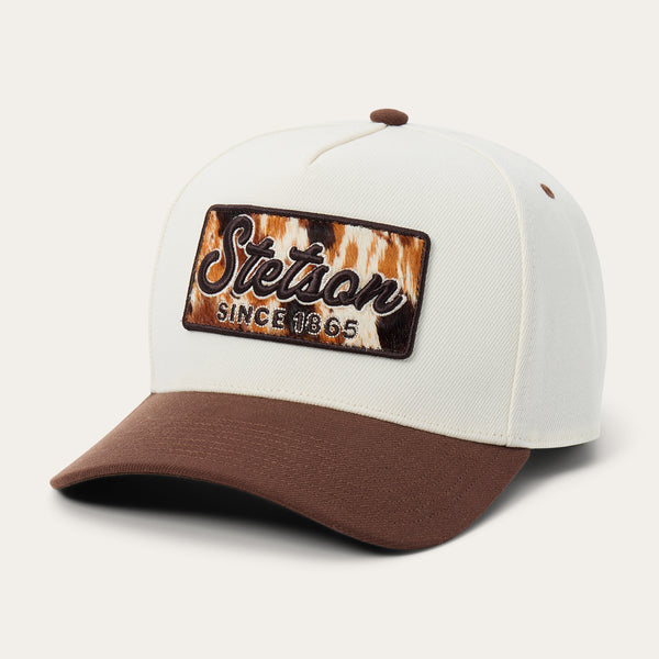 Cowhide Patch Trucker Hat | Stetson