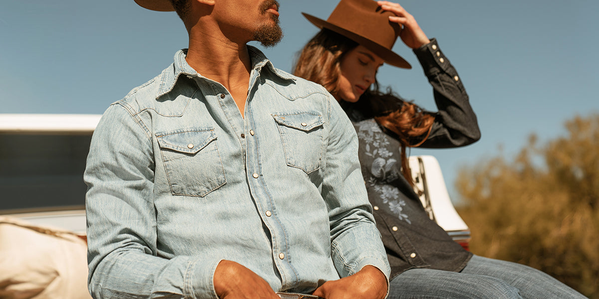 Stetson Men's Denim Shirts | Official Site