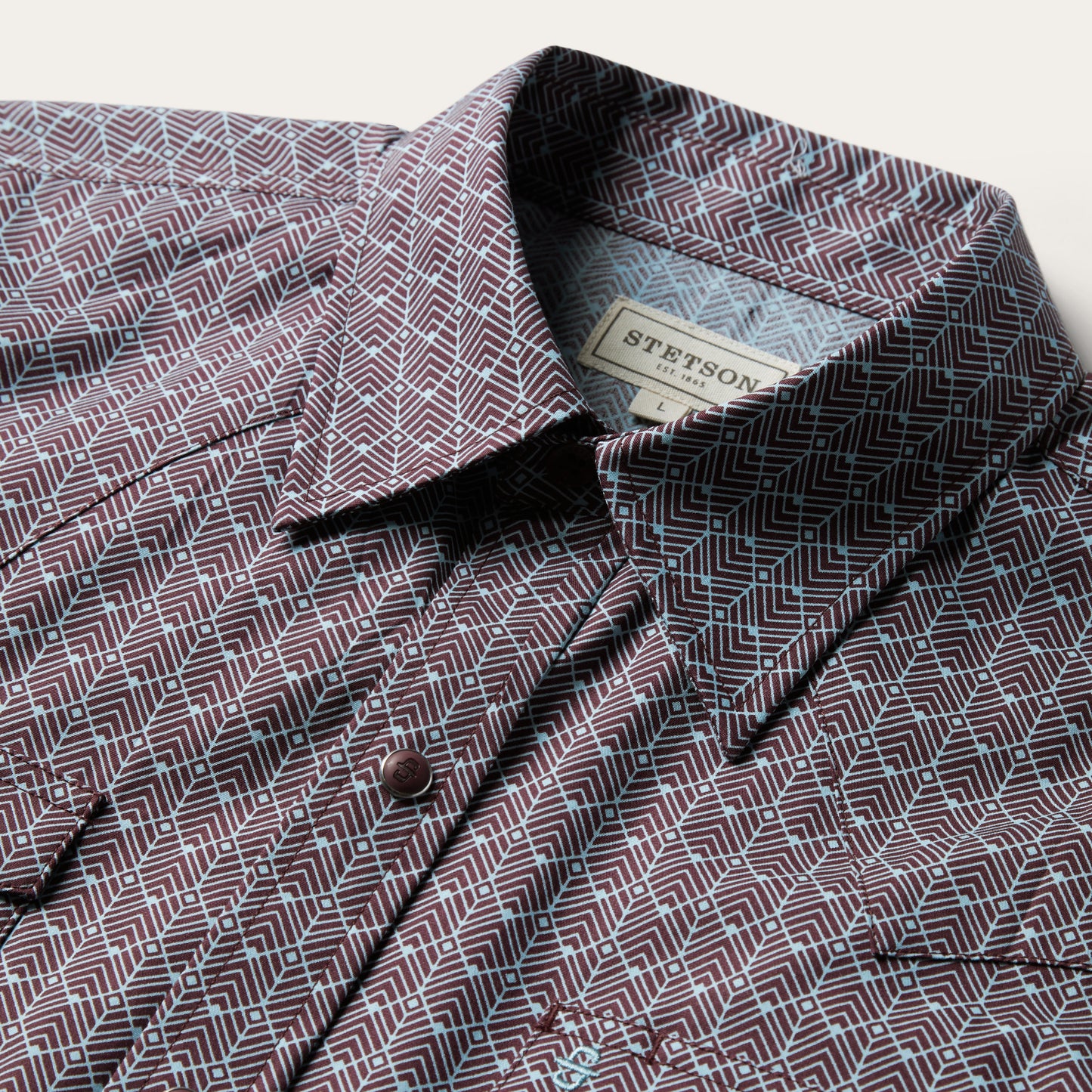 Chevron Grid Shirt | Stetson