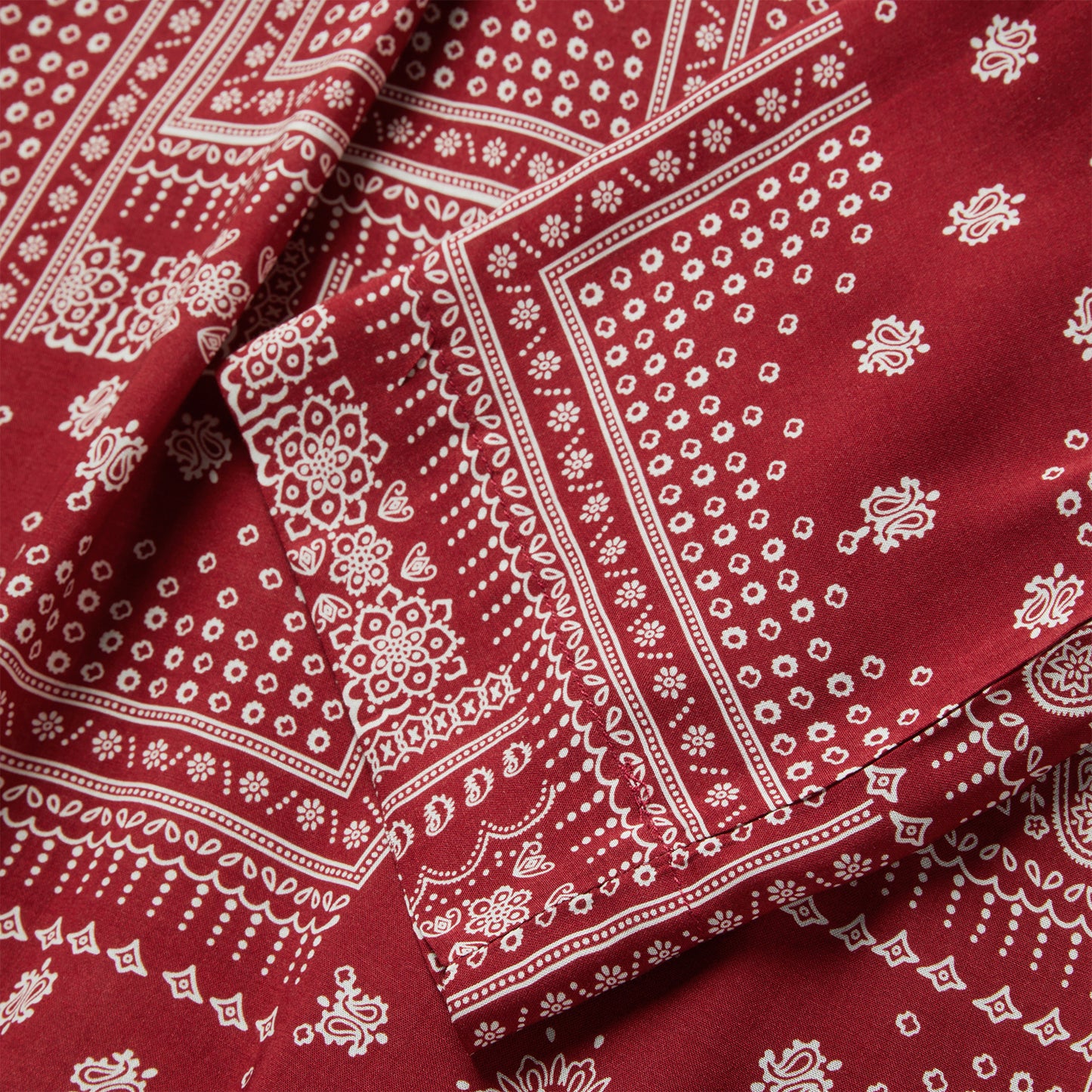 Red Bandana Patchwork Blouse | Stetson