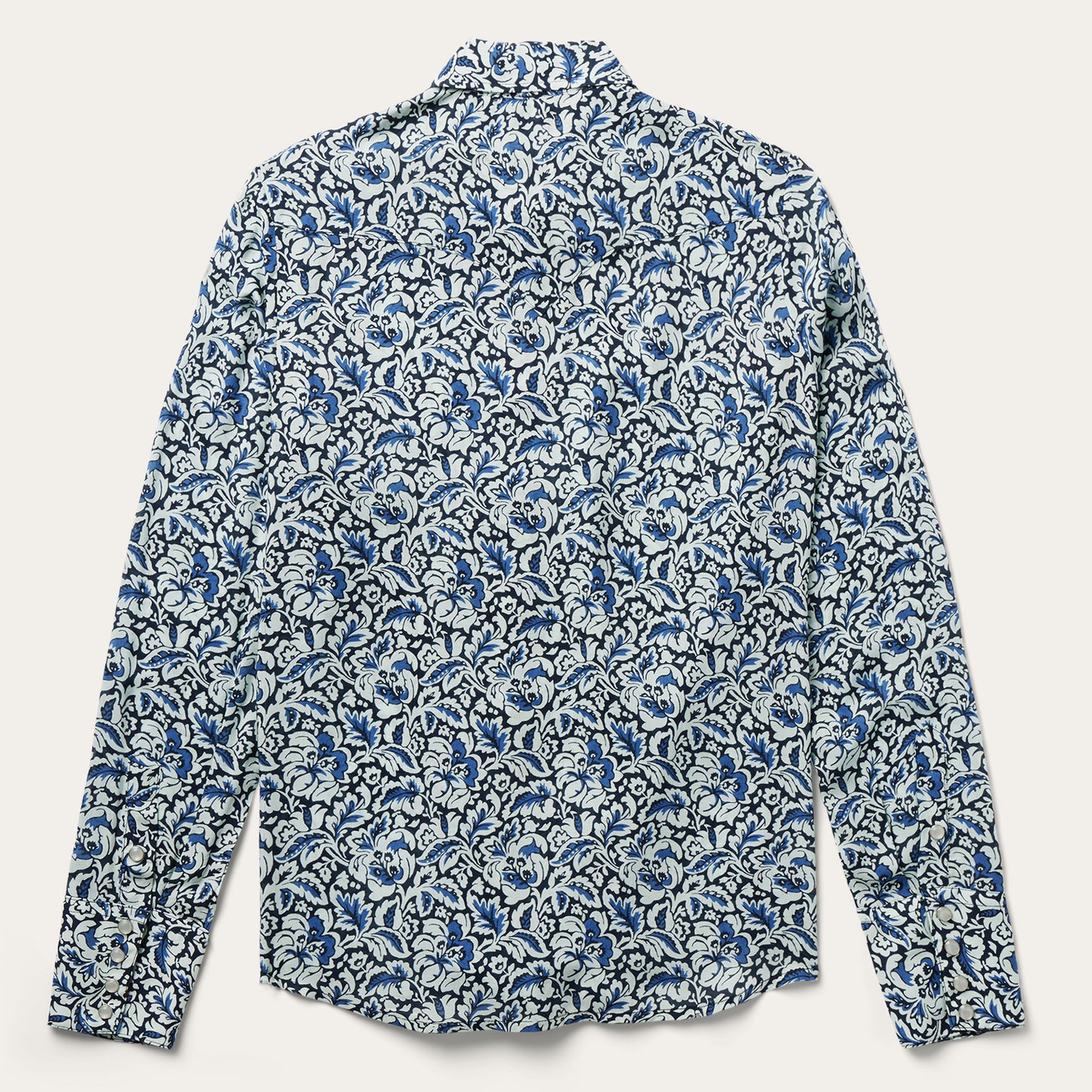 Indigo Tapestry Print Shirt | Stetson