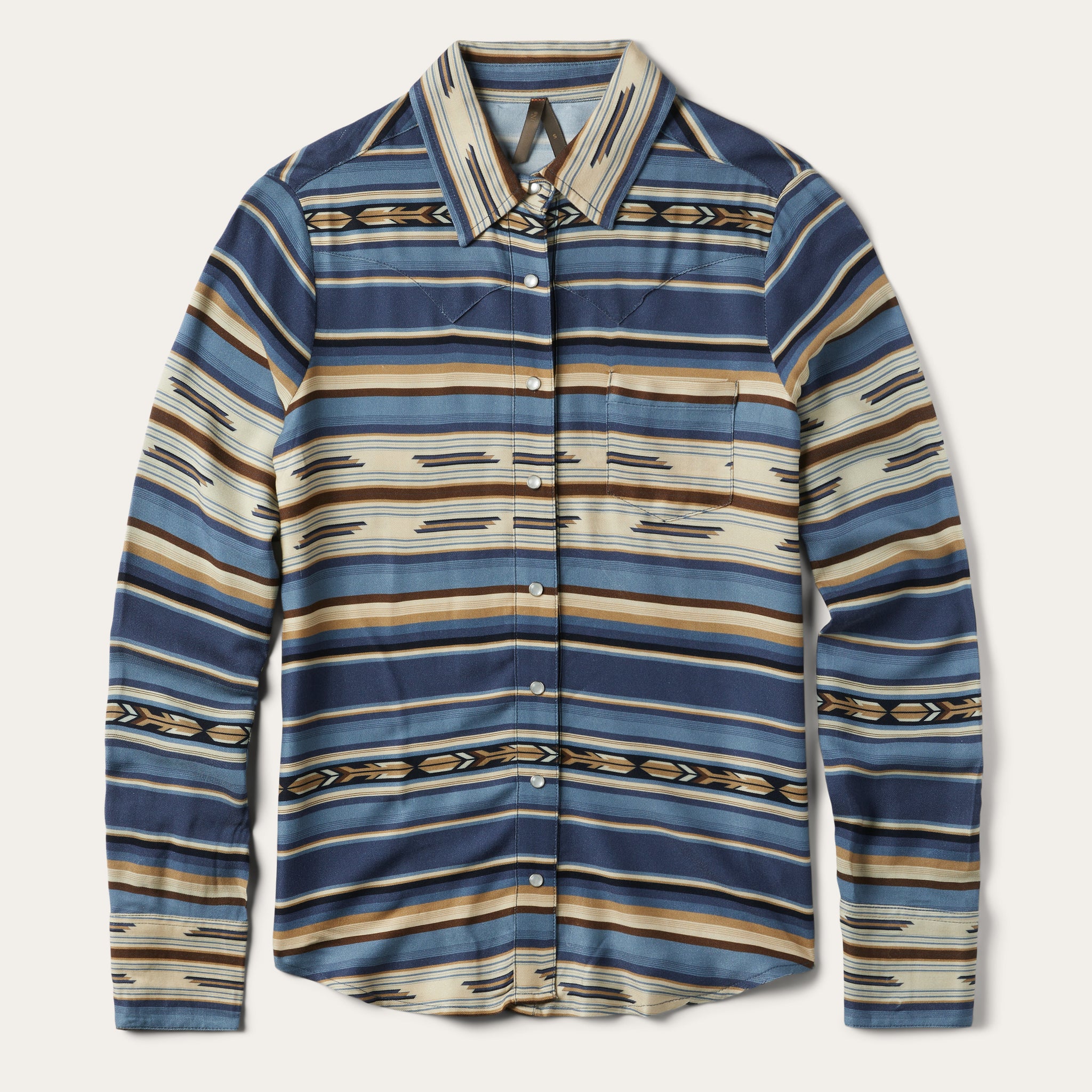 Indigo Serape Print Shirt | Stetson