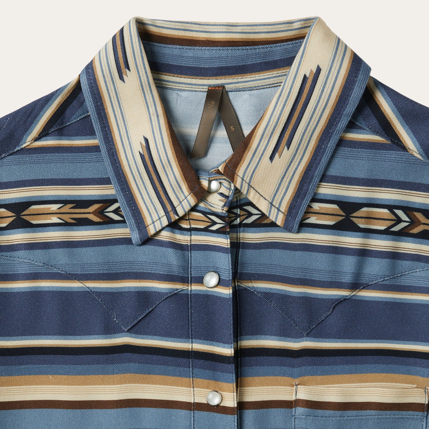 Indigo Serape Print Shirt | Stetson