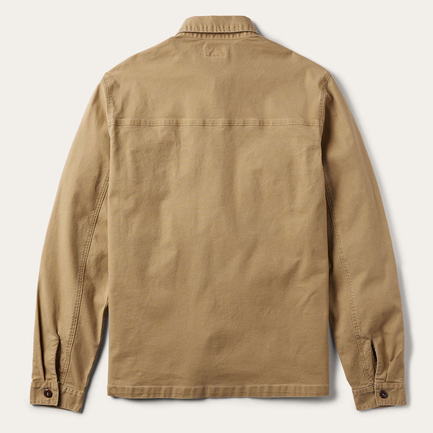 Camel Stretch Canvas Shirt Jacket | Stetson