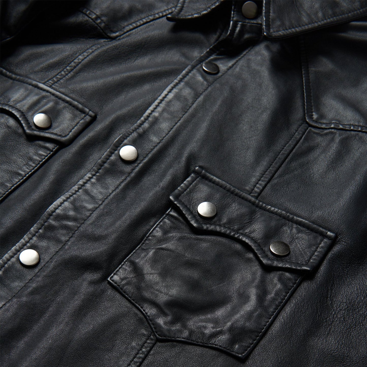 Leather Western Shirt Jacket | Stetson