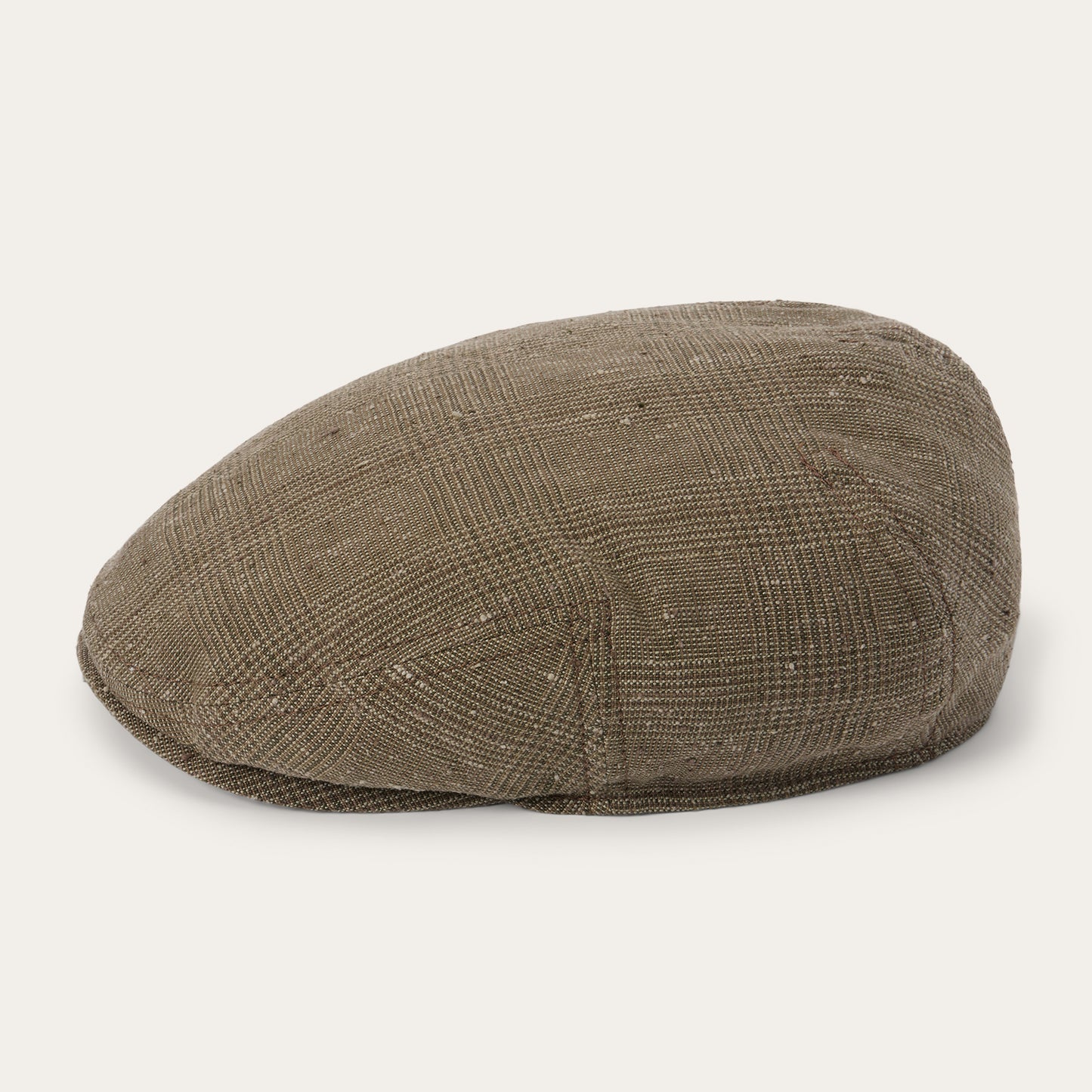 Glen Check Linen/Silk Kent Cap | Stetson