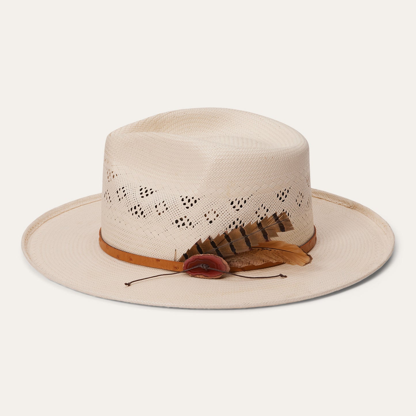 Andromeda Vented Straw Fedora | Stetson
