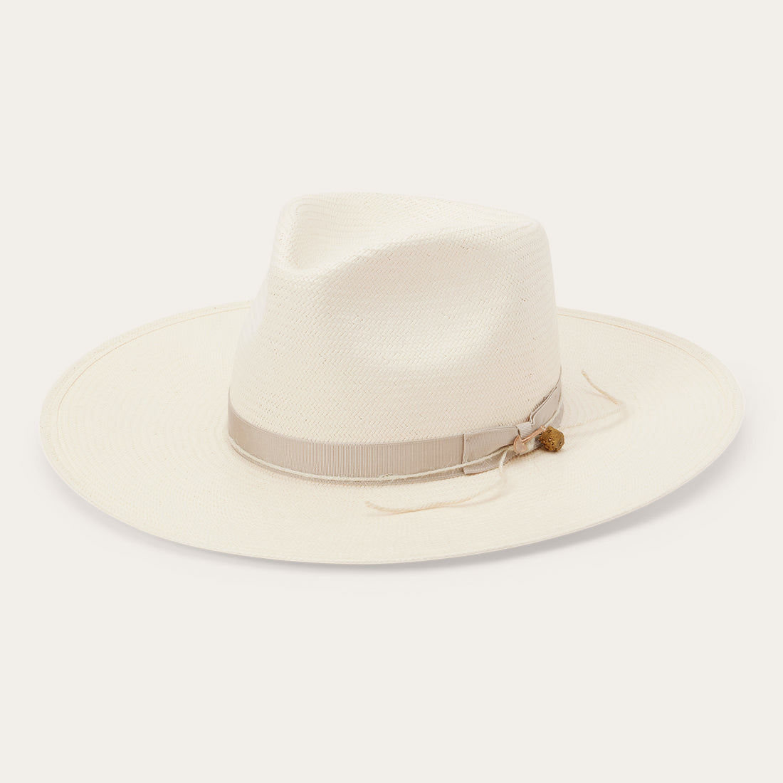 JW Marshall Straw Flat Brim Hat | Stetson